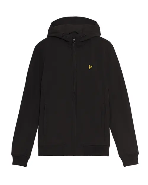 LYLE & SCOTT Fleece Back Softshell Jacket - Jet Black
