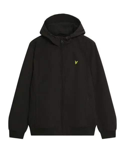 LYLE & SCOTT Mesh Back Long Sleeve Softshell Jacket - Jet Black