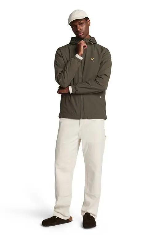 LYLE & SCOTT Zip Through Hooded Jacket - Olive