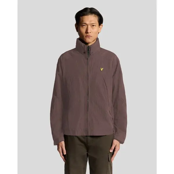 LYLE & SCOTT Long Sleeve Fold Away Hood Jacket - Espresso