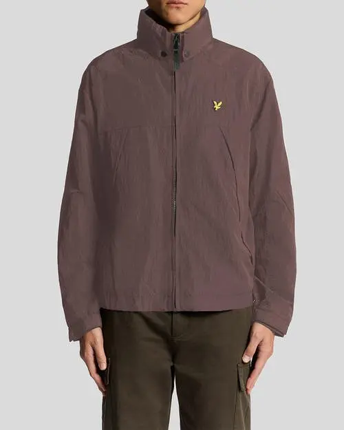 LYLE & SCOTT Long Sleeve Fold Away Hood Jacket - Espresso