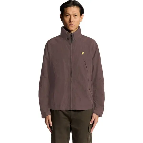 LYLE & SCOTT Long Sleeve Fold Away Hood Jacket - Espresso
