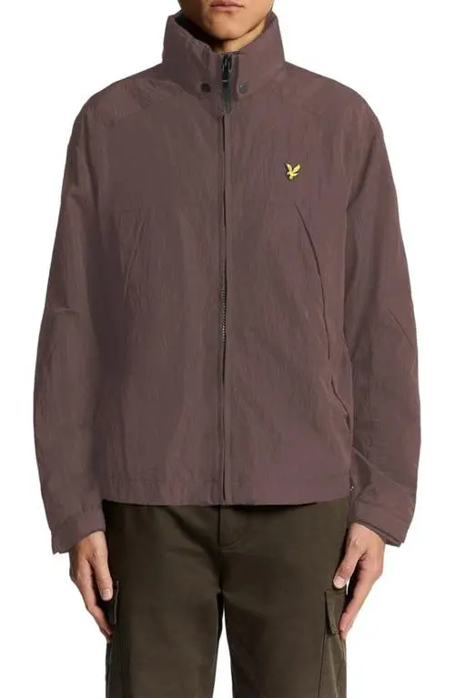 LYLE & SCOTT Long Sleeve Fold Away Hood Jacket - Espresso