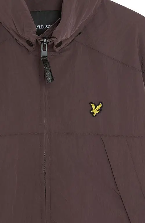 LYLE & SCOTT Long Sleeve Fold Away Hood Jacket - Espresso