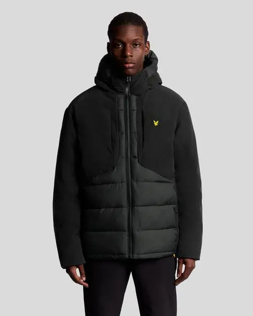 LYLE & SCOTT Wadded Hybrid Hooded Jacket