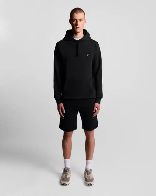 LYLE & SCOTT Long Sleeve Pullover Hoodie - Jet Black