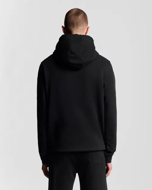 LYLE & SCOTT Long Sleeve Pullover Hoodie - Jet Black