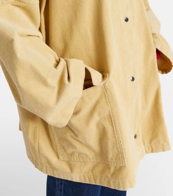 TOTEME Cotton Corduroy Overshirt - Beige