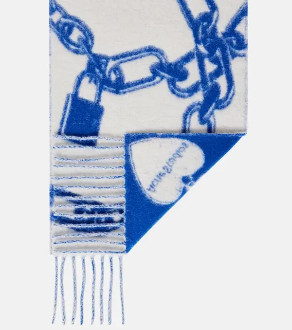 Acne Studios Wool And Alpaca-blend Jacquard Scarf