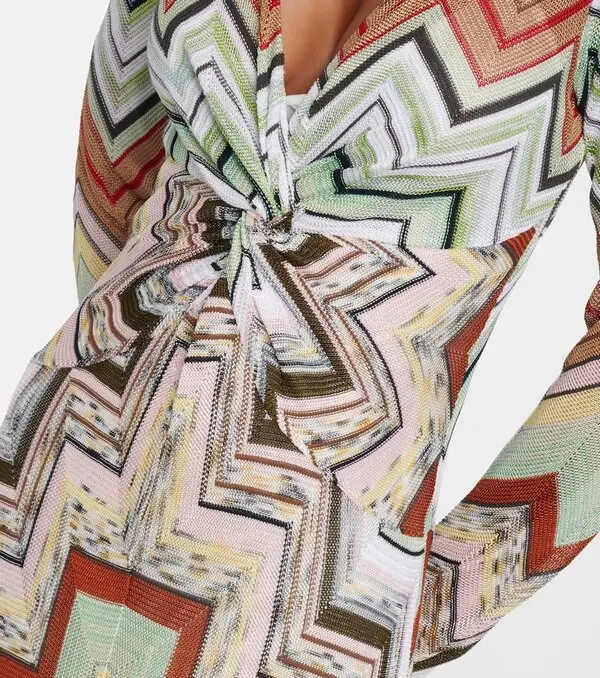 Missoni Chevron Maxi Dress - Multicoloured