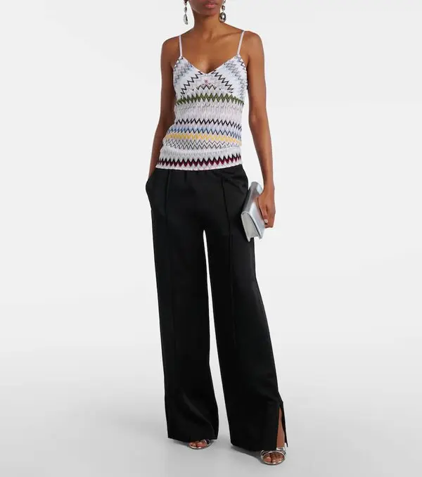 Missoni Chevron Lamé Tank Top - Multicoloured