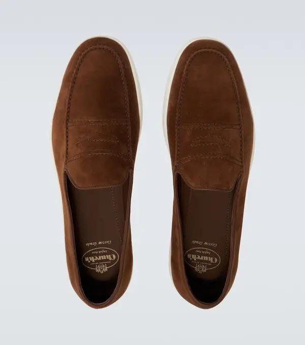 Church's Peebles Suede Loafers - Brown