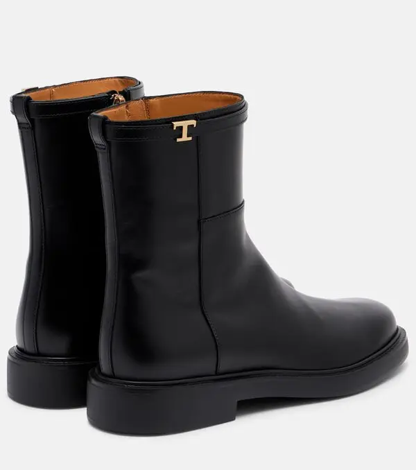TOD'S Leather Ankle Boots