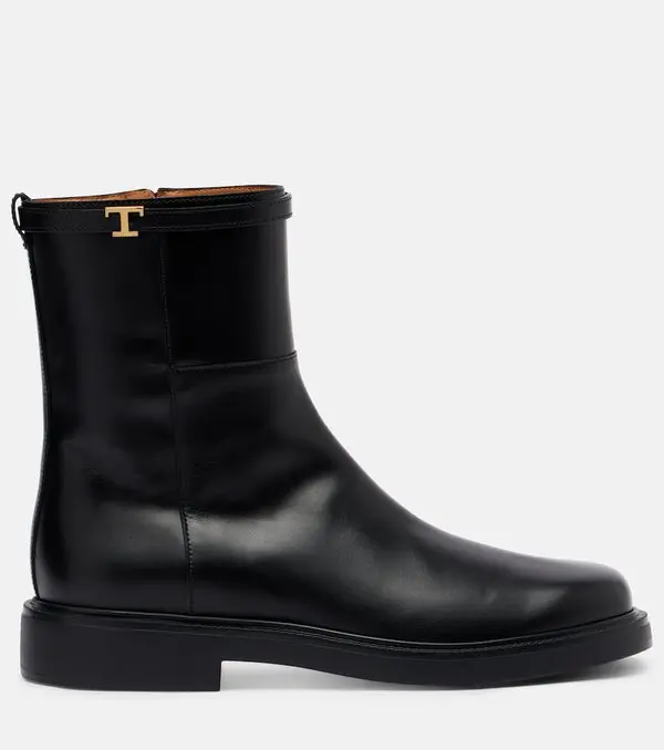 TOD'S Leather Ankle Boots