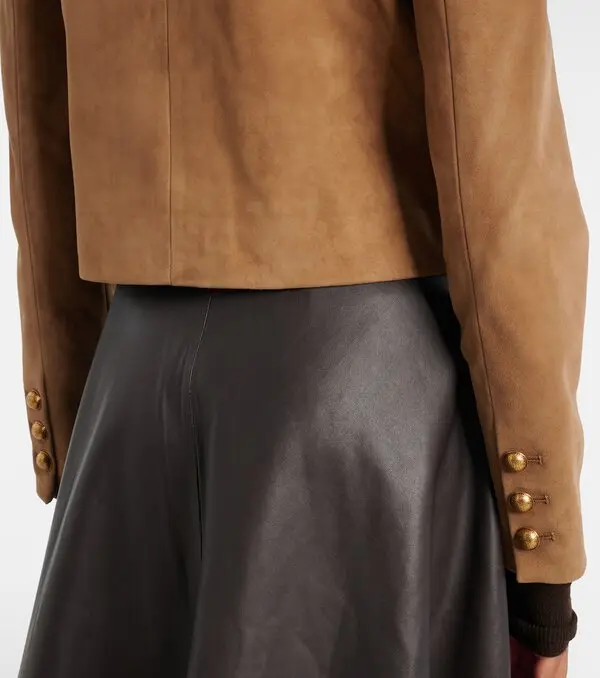 Altuzarra Suede Jacket - Beige
