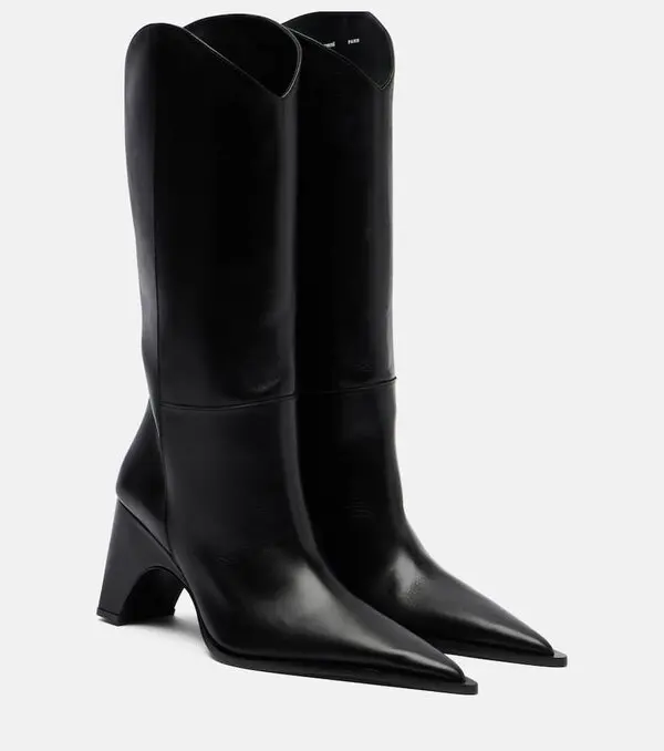 Coperni Bridge Leather Cowboy Boots