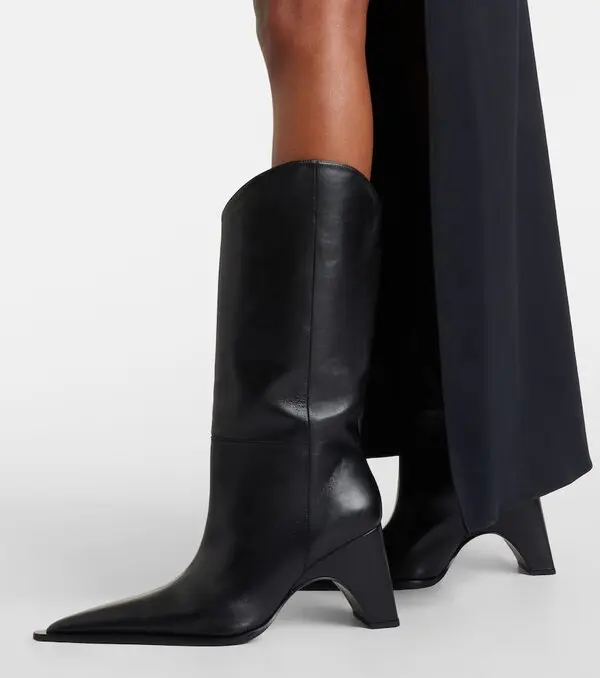 Coperni Bridge Leather Cowboy Boots