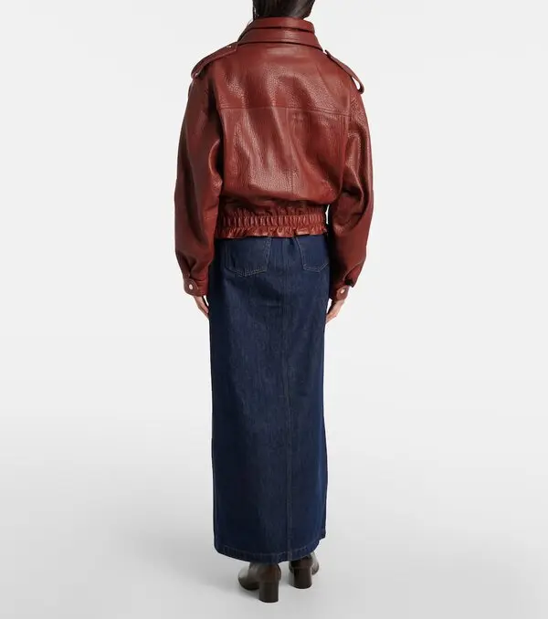 7 For All Mankind Denim Maxi Skirt