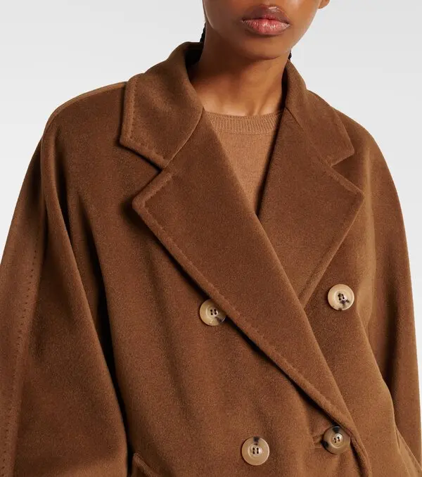 Max Mara 101801 Icon Wool And Cashmere Coat - Brown