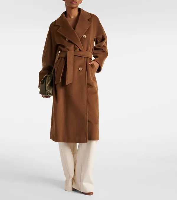 Max Mara 101801 Icon Wool And Cashmere Coat - Brown