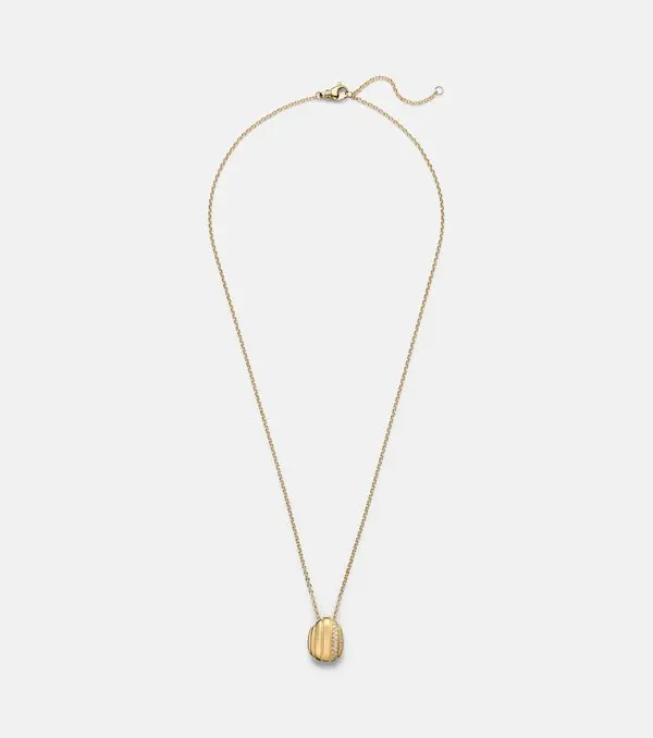 PAMELA ZAMORE Eos 18kt Yellow Diamond Pendant Necklace - Gold