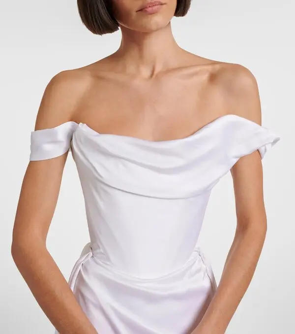VIVIENNE WESTWOOD Bridal Nova Grace Satin Bustier Gown