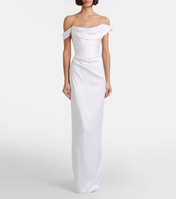 VIVIENNE WESTWOOD Bridal Nova Grace Satin Bustier Gown