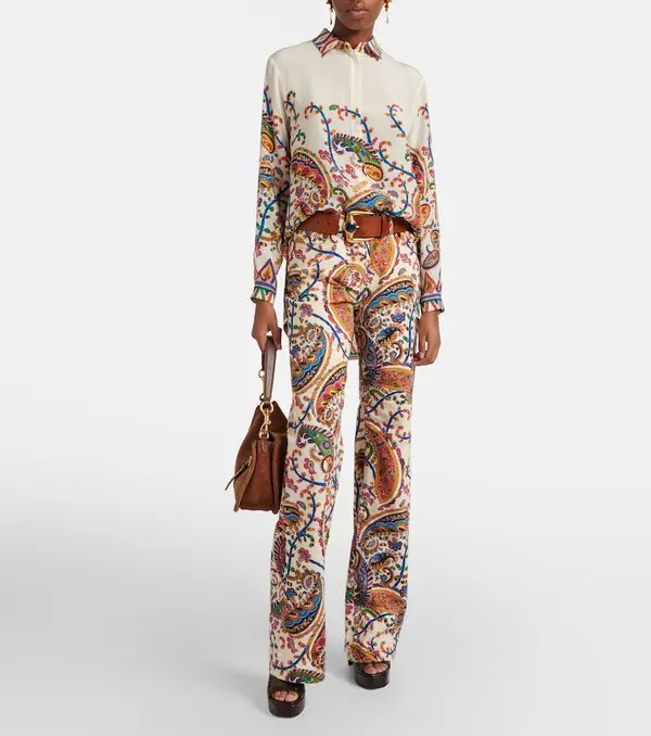 Etro High-rise Bootcut Jeans