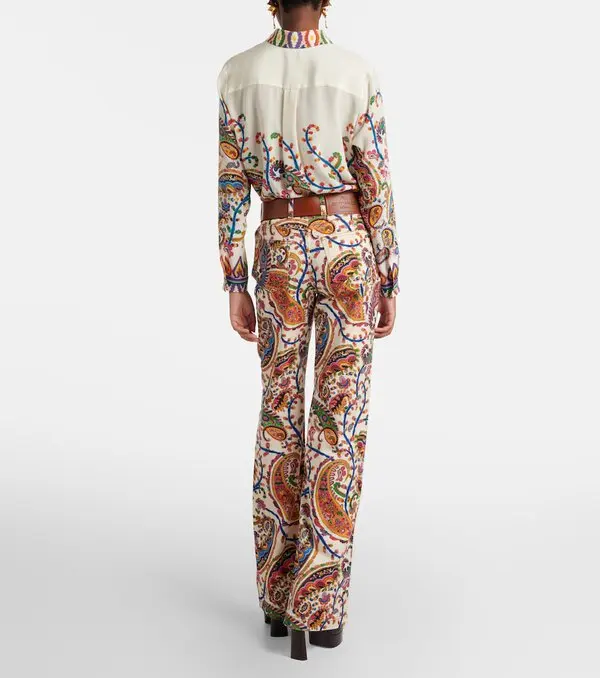 Etro High-rise Bootcut Jeans