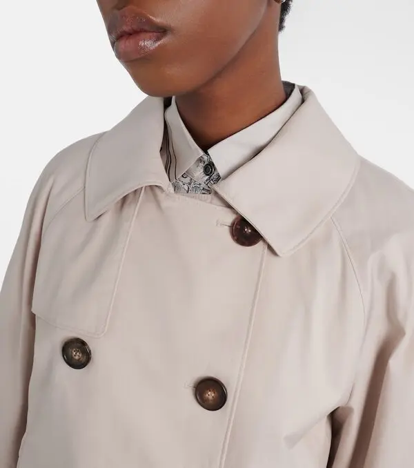 Max Mara The Cube Tesoro Cotton-blend Twill Jacket - Beige