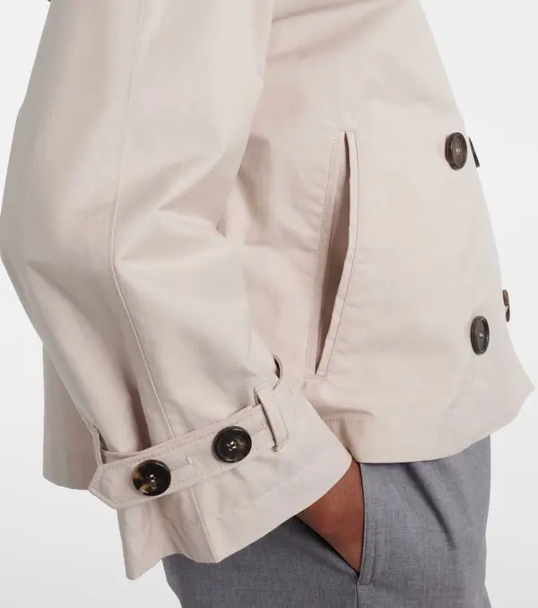 Max Mara The Cube Tesoro Cotton-blend Twill Jacket - Beige