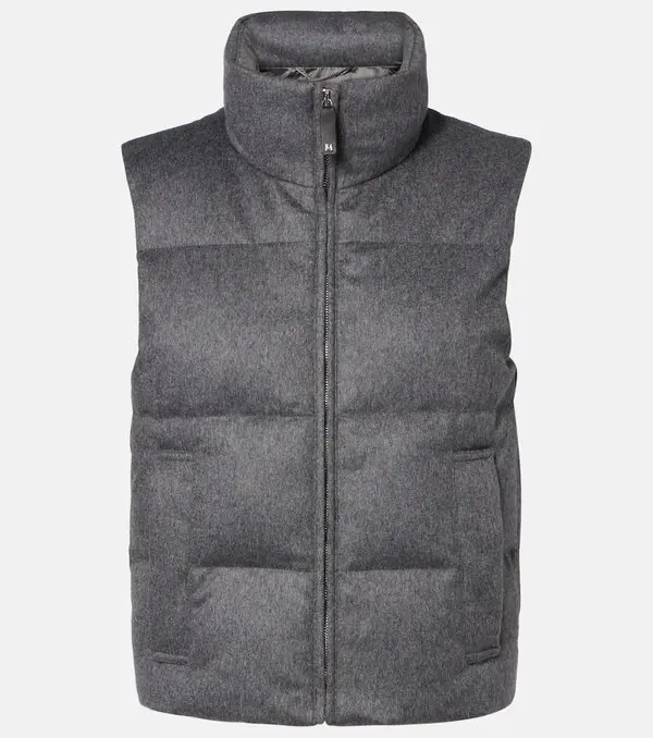 Max Mara The Cube Amoroso Cashmere Down Vest