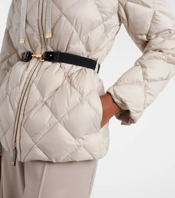 Max Mara The Cube Soft B Quilted Down Jacket - Beige