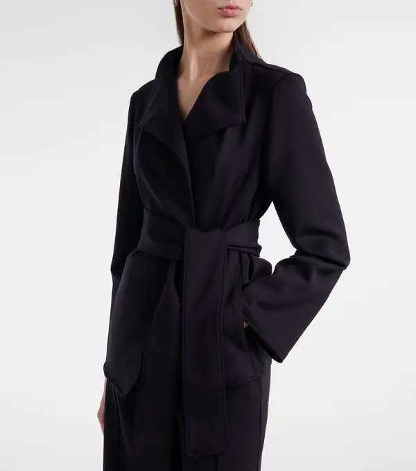 Max Mara Talamo Belted Jersey Blazer