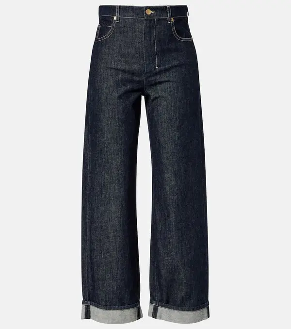Max Mara Chiara Wide-leg Jeans - Blue