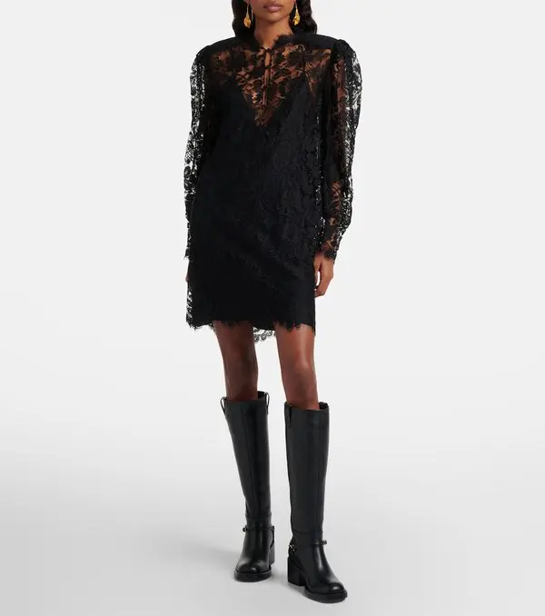 Chloé Dakota Leather Knee-high Boots - Black