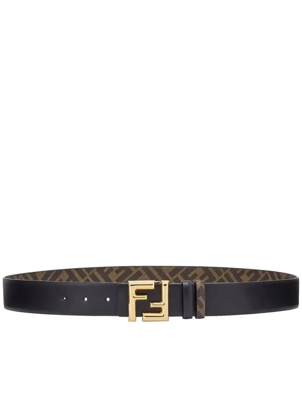 Fendi Belt Rev Rounde Vit King - Black