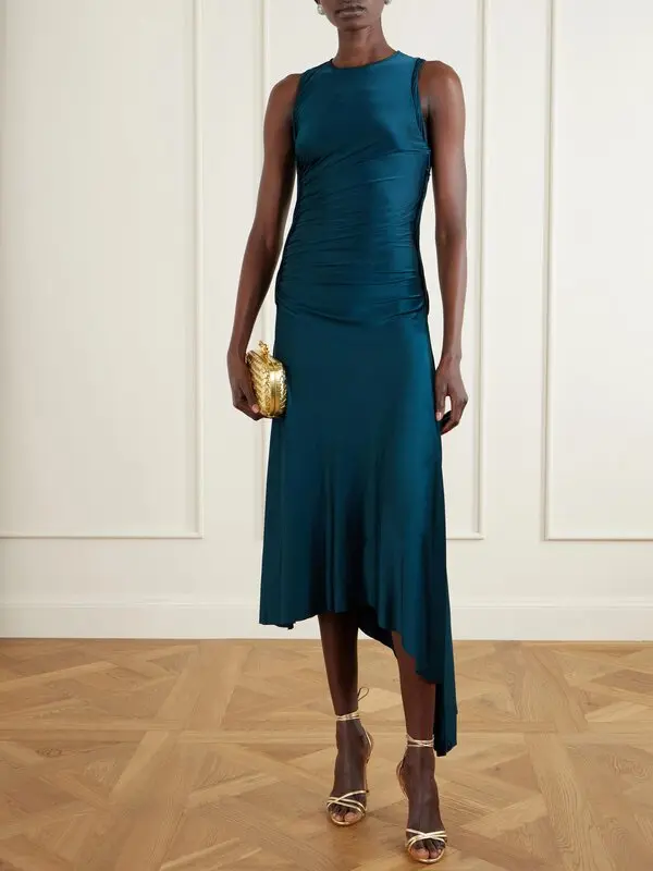 victoria beckham dress blue Boden Women's Zara Cross Waist Jersey Dress in Blue main image 1