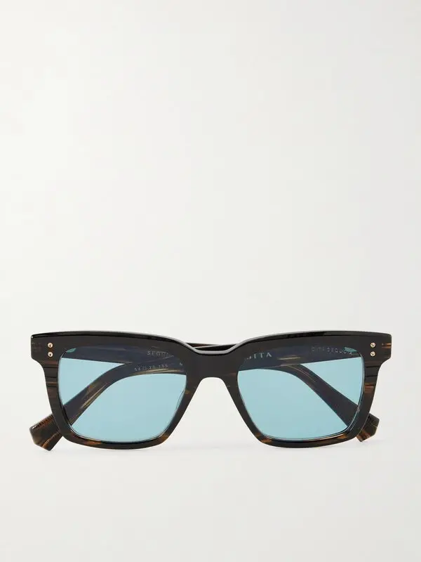 Dita Sequoia Square-frame Sunglasses - Black