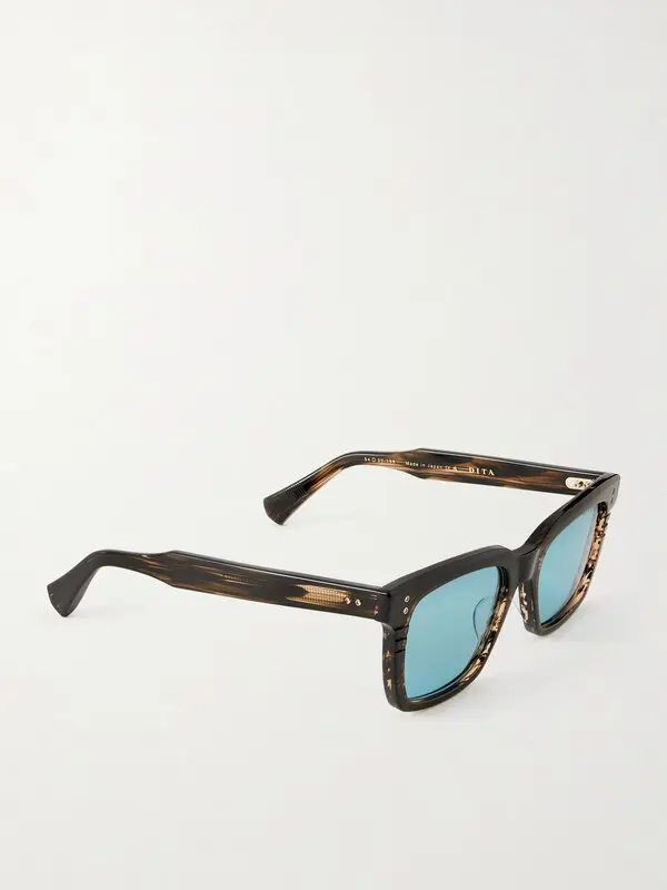 Dita Sequoia Square-frame Sunglasses - Black