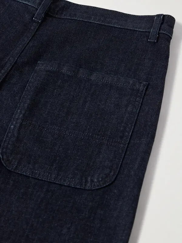 NILI LOTAN Carpenter Straight-leg Cropped Jeans