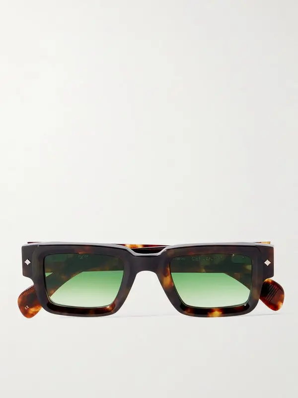 SATO Cervantes Square-frame Sunglasses - Tortoiseshell
