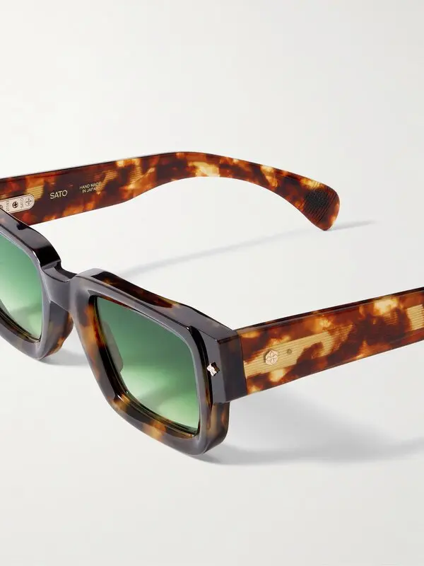 SATO Cervantes Square-frame Sunglasses - Tortoiseshell