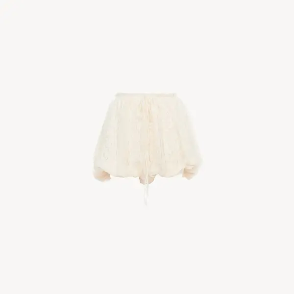 Chloé Mini Bloomer Shorts - Whisper White