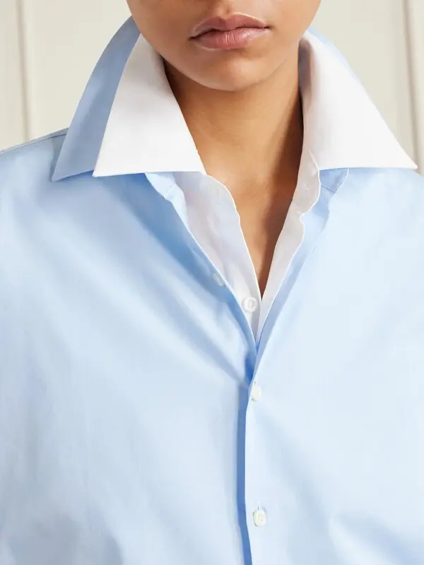 Comme Si Cotton-poplin Shirt