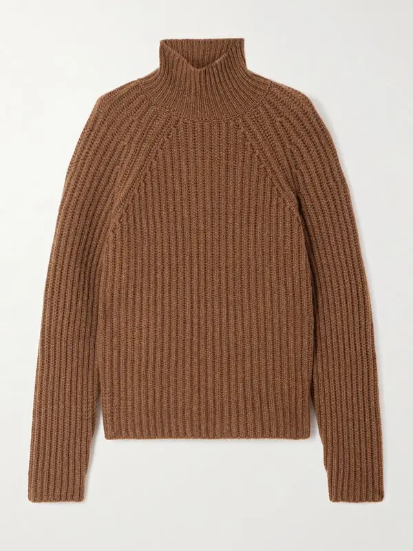 Sease Athos Ribbed Cashmere Turtleneck Sweater