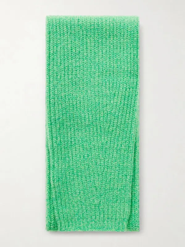 LISA YANG Marseille Cashmere Scarf - Green