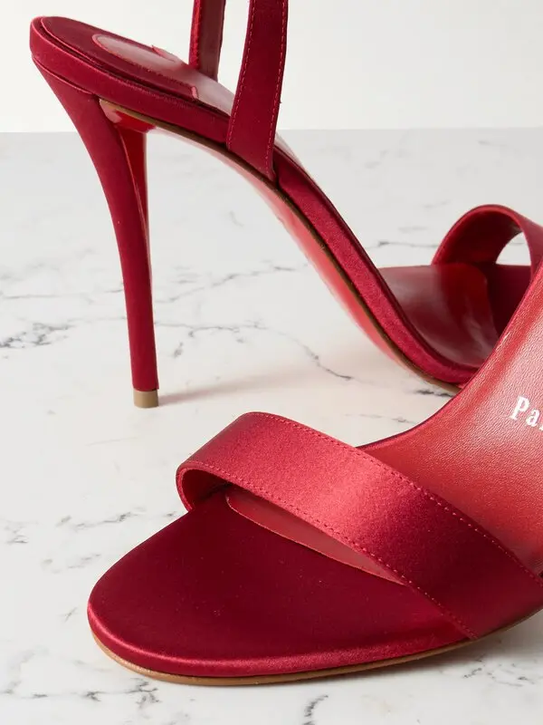 CHRISTIAN LOUBOUTIN Miss Z 100 Satin Sandals