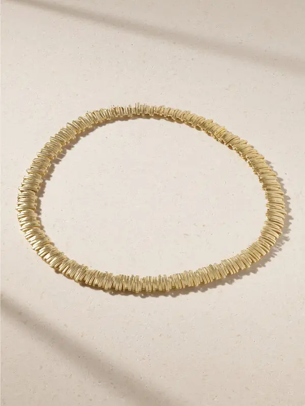 SUZANNE KALAN 18-karat Tennis Necklace - Gold