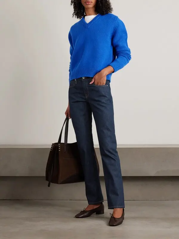 SLVRLAKE Isabel Low-rise Slim-leg Jeans - Blue